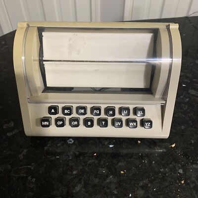 Vintage Speedex Automatic Telephone Index Address Book Battery Operated ...