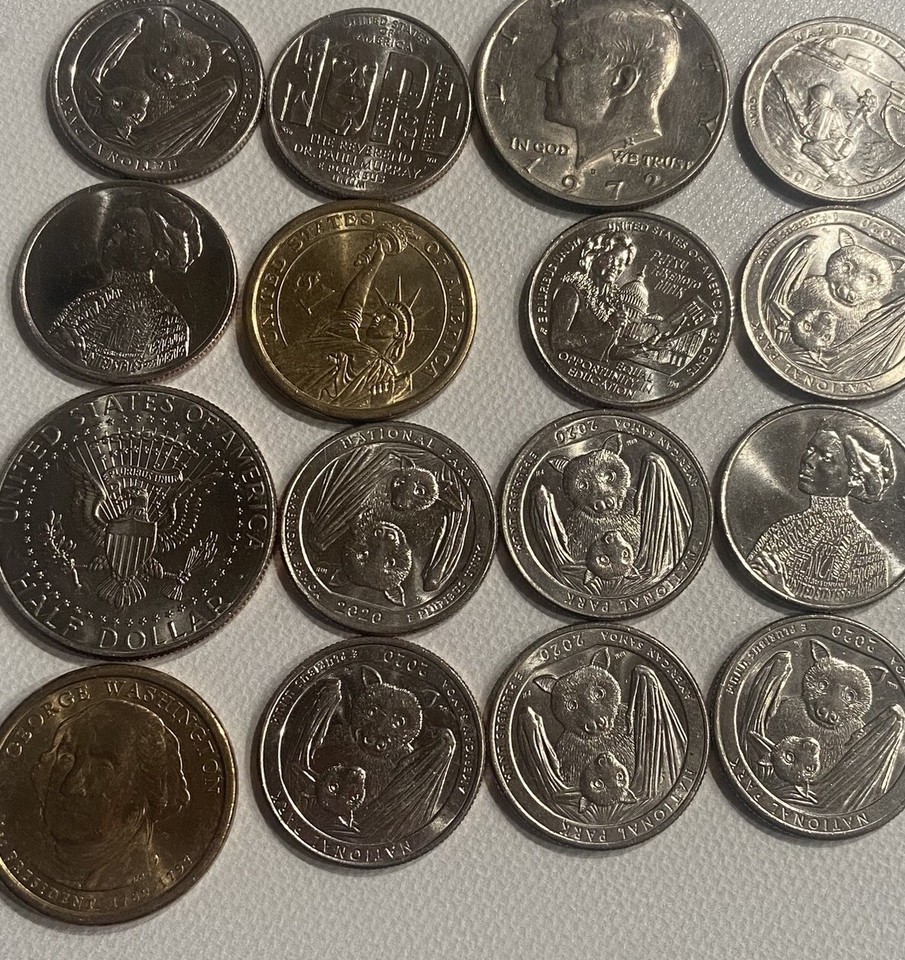 2020 Bat Quarter Coin Mint Mark P American Samoa Rare US Coins | eBay