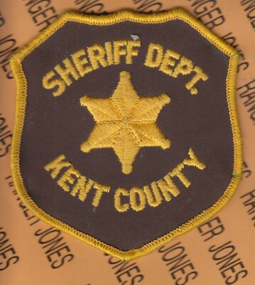 KENT COUNTY Sheriff Department Michigan PD SO LEO 4.25" patch m/e | eBay