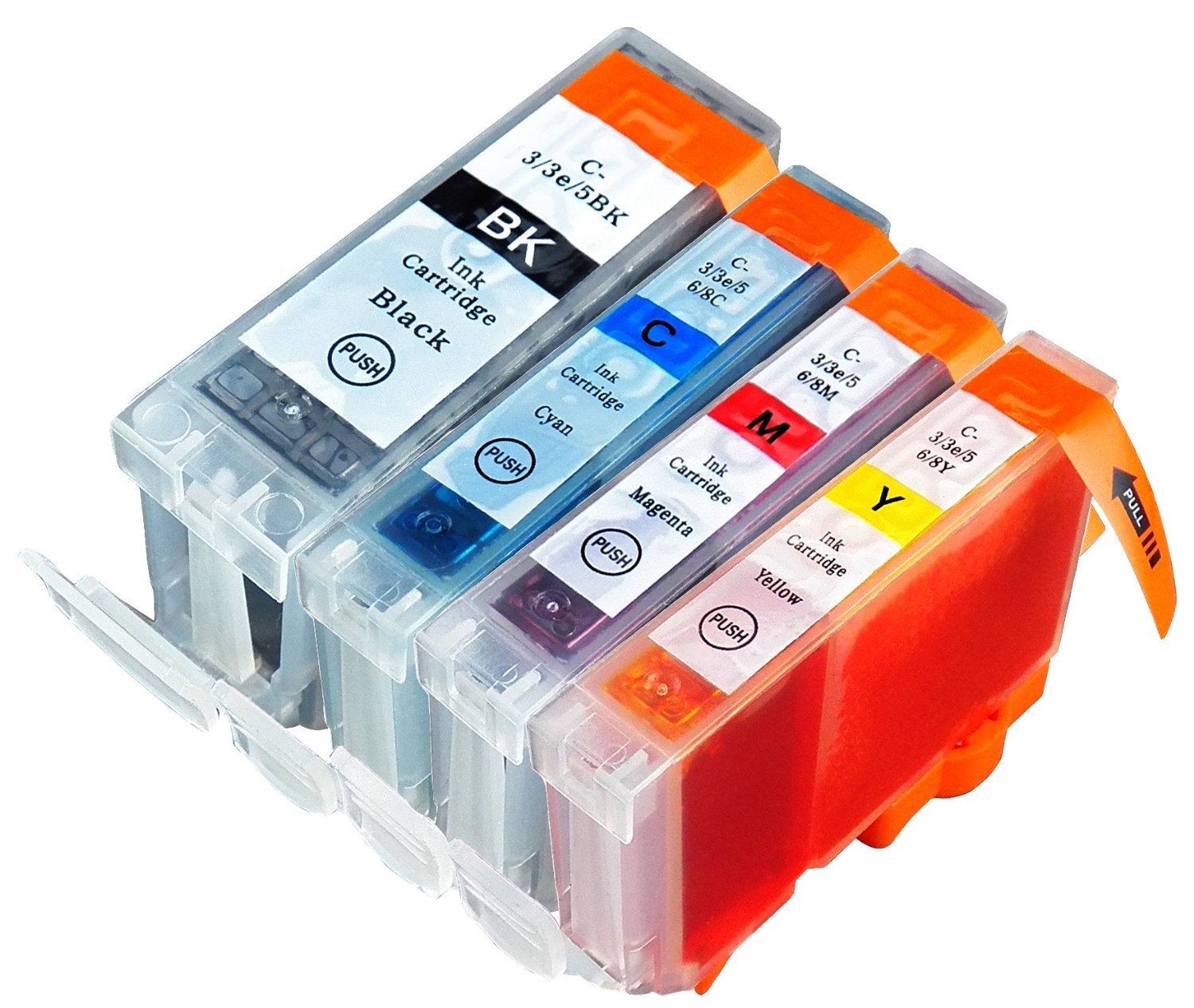 4 PGI-5 CLI-8 Canon PGI-5BK CLI-8 Ink Cartridge for Canon MX700 MP520 ...