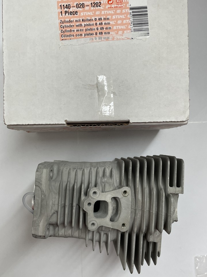 STIHL OEM CYLINDER WITH PISTON KIT 1140 020 1202 FOR MS391 CHAINSAW MS ...