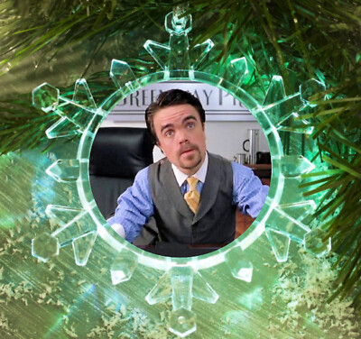 Elf Movie Buddy Angry Miles Finch Snowflake Lit Holiday Christmas Tree ...