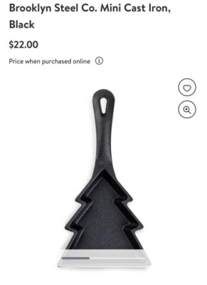 Mini Cast Iron Baking Pan, Tree Shaped | eBay