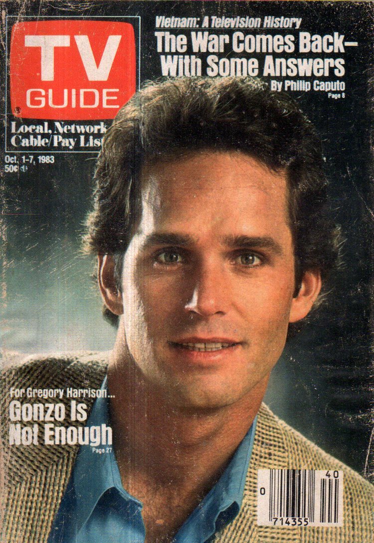 1983 TV Guide October 1 - Gregory Harrison - Trapper John M.D.; Viet ...