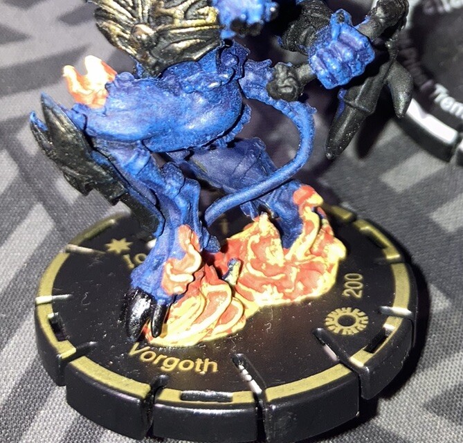 * Mage Knight- Vorgoth- Sorcery Ultra Rare Chase/LE #100- Unique Demon ...