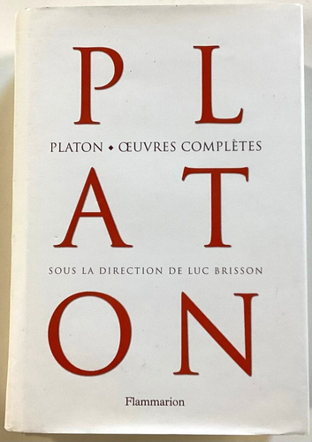 PLATON OEUVRES COMPLETES Flammarion livre 2200 pages | eBay