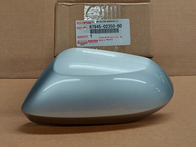 OEM TOYOTA COROLLA OUTER MIRROR COVER DRIVER SIDE SILVER FITS 2020-2024 ...