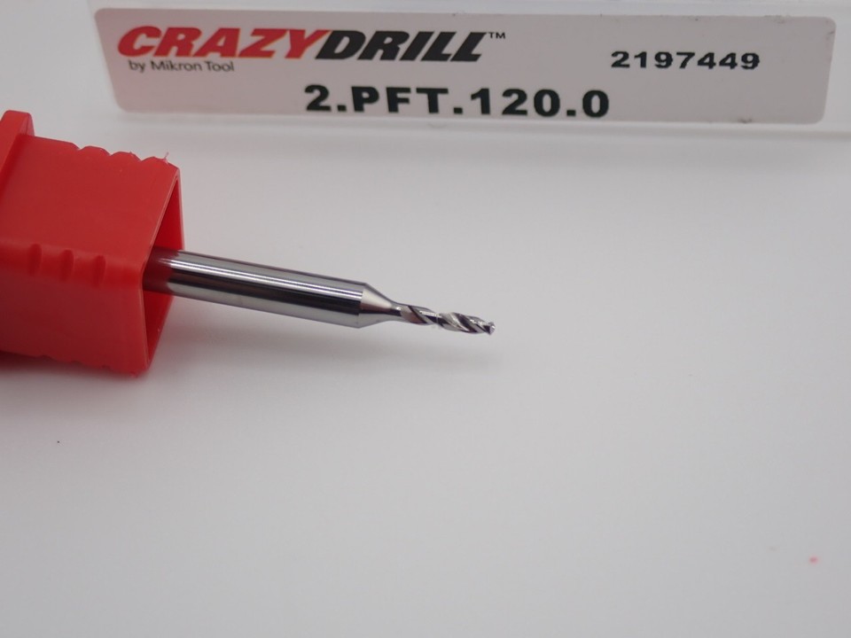 Mikron 2.PFT.120.0 Carbide Drill 1.2mm CrazyDrill 3xD (Qty. 5) | eBay