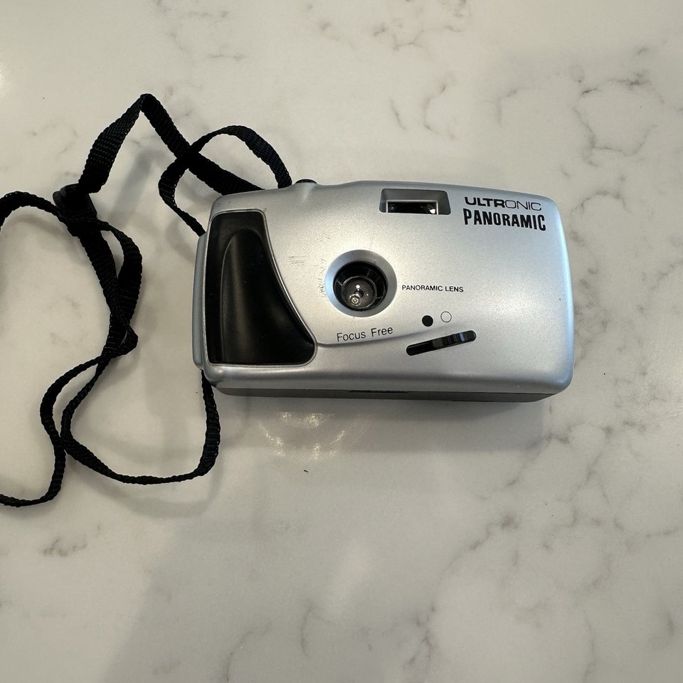 Vintage Ultronic Panoramic Camera 35mm Film Point & Shoot Silver | eBay