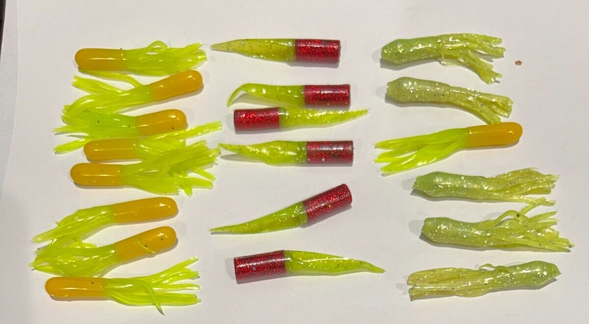 20 2" PREMIUM CRAPPIE BAITS-SLAB BUSTERS & TUBES ** SOFT PLASTIC ...