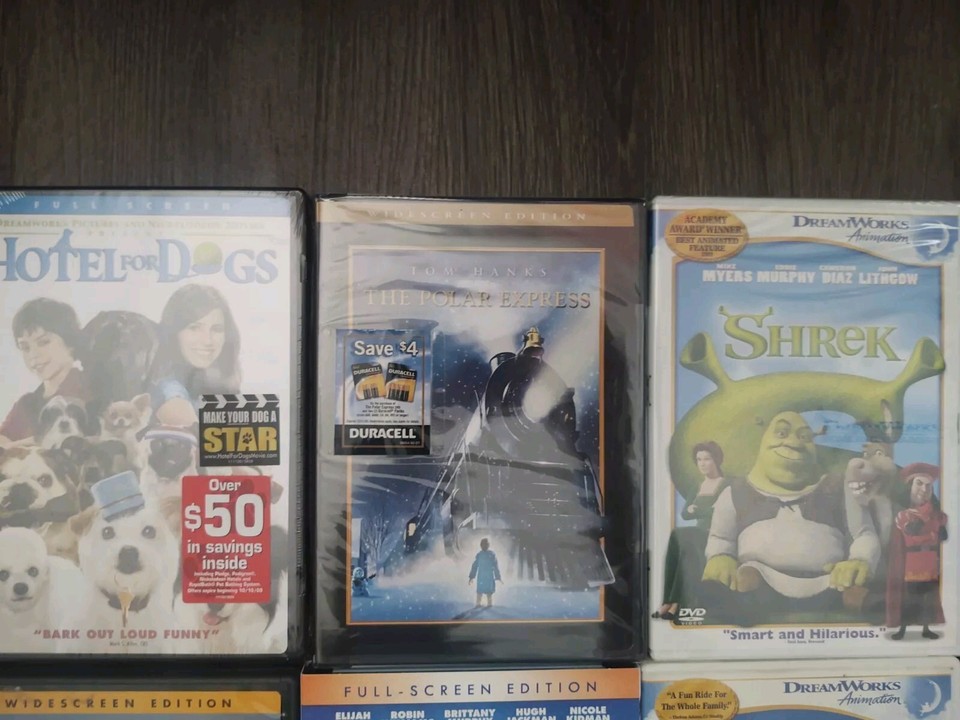 Children's Kids DVD Movie Lot Most Sealed Finding Nemo Polar Express ...
