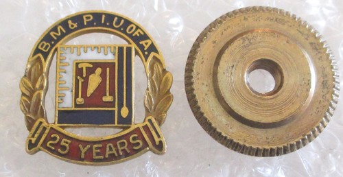 Vintage Bricklayers, Masons & Plasterers International Union 25 Year ...