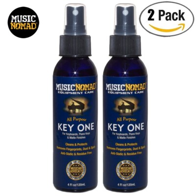 2-PACK Music Nomad MN131 All Purpose Key ONE Cleaner For Piano Keys ...