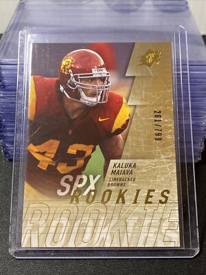 2009 SPx 261/799 Kaluka Maiava #217 Rookie RC Browns | eBay