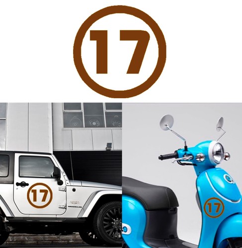 Number 17, Sticker Vinyl Version II | eBay