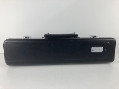 Vintage Jupiter Flute Black Hard Case Only 16" Red Velvet Interior Flip ...