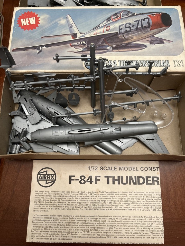 Vintage 1970s Airfix Craftmaster Model Airplane Lot of 7 Kits 1:72 ...