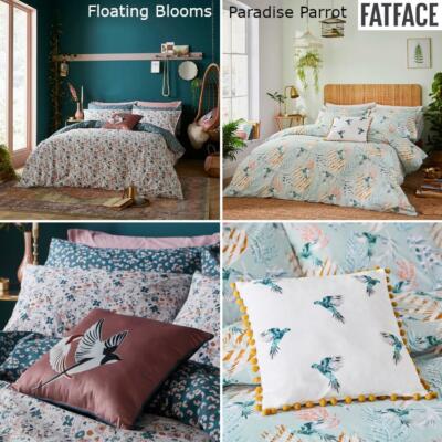 Fat Face Duvet Cover Set 100% Cotton Reversible Bedding Sets Or ...