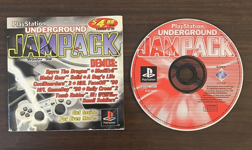 PlayStation Underground Jampack Sony PlayStation1 Winter 98 Disc ...