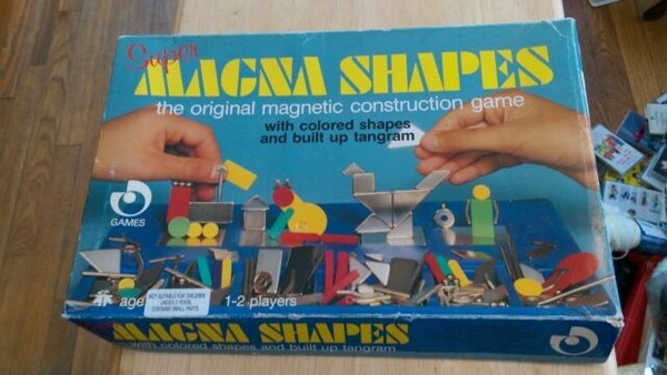 Super Magna Shapes The Original Magnetic Construction Game for sale ...