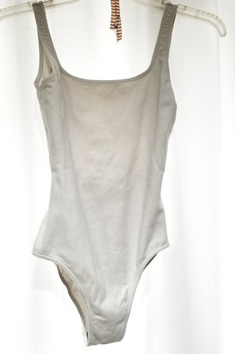 White cross back dance leotard small | eBay