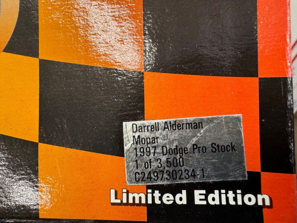 Both Darrell Alderman and Scott Geoffrion Mopar 1997 Dodge NHRA Pro ...