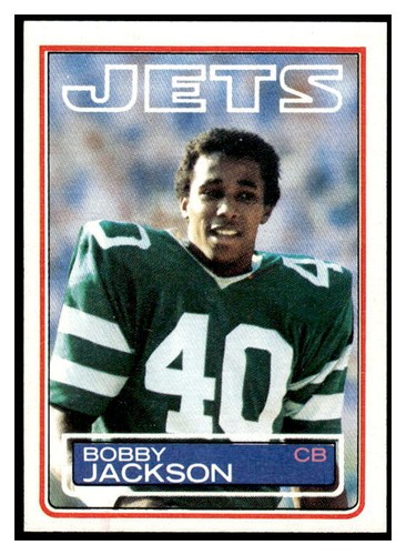 1983 Topps #343 Bobby Jackson New York Jets Excellent | eBay