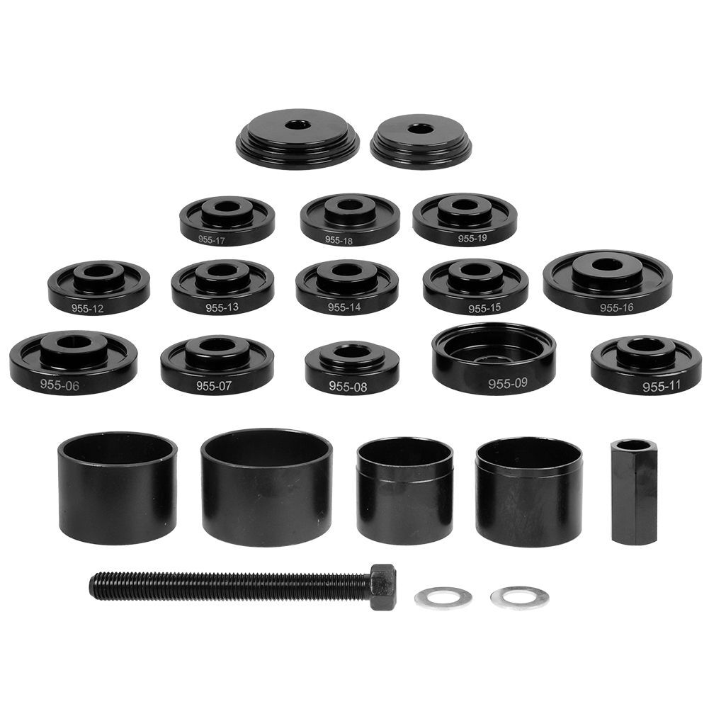 23x Front Wheel Driver Push Disc Tool Set Bush Bearing Press Remover ...