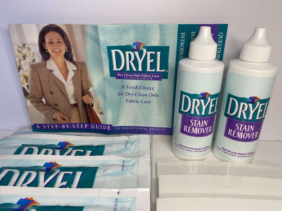 Dryel Dry Cleaning Starter Kit Original 6 Dryer Loads Up To 24 Garments ...