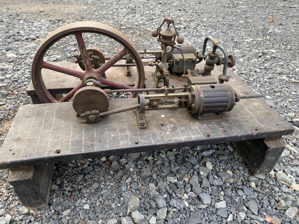 Vintage Antique Stationary Steam Engine | eBay