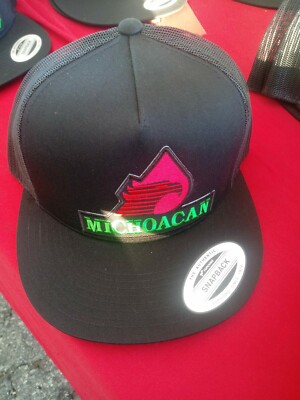 MICHOACAN PEMEX MEXICO BASEBALL HAT MESH TRUCKER COLOR BLACK SNAP BACK ...