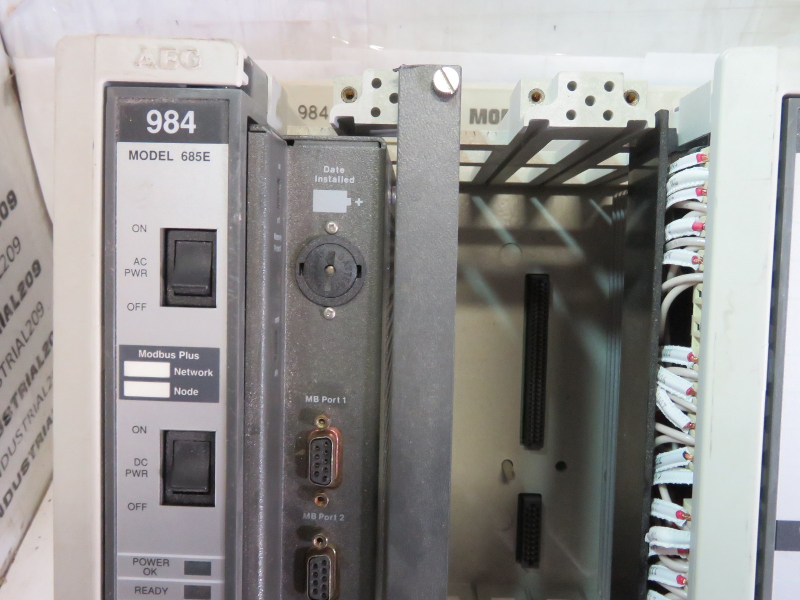 MODICON AS-H827-209 984 RACK w/ 8 MODULES USED | eBay