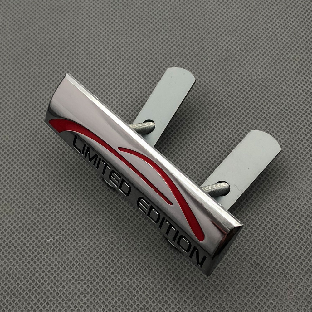 Chrome Front Hood Metal LIMITED EDITION Car Grille Emblem 3D Grill Logo ...