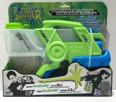 Orb Slimy Hyper Slimer Toy Gun - Includes 10 Instant Slimy Packets ...