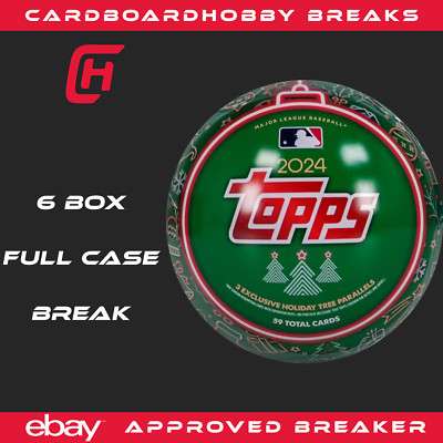 2024 Topps Holiday Baseball Tin HOUSTON ASTROS 6 Box FULL CASE BREAK ...