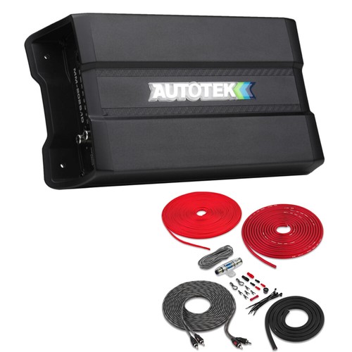 Autotek MM-2025.1D Mean Machine Monoblock Car Amplifier with Amp Kit ...