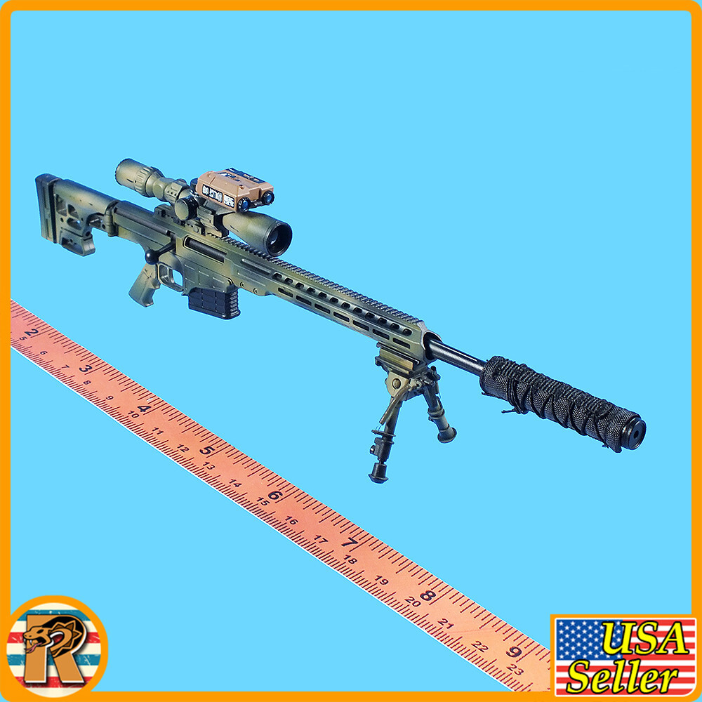ASR Field - Green MK22 Sniper Rifle Set #4 - 1/6 Scale Easy Simple ...