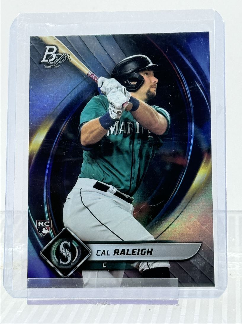 CAL RALEIGH 2022 BOWMAN PLATINUM BASEBALL ROOKIE MARINERS RC Q2307 | eBay