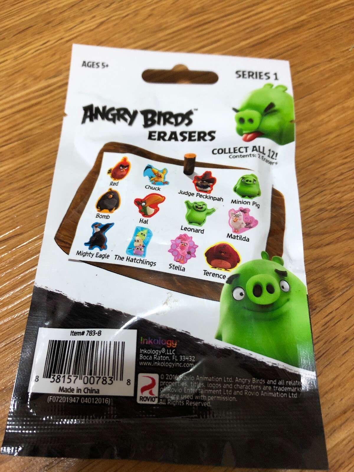Collectible Erasers Series 1 ANGRY BIRDS | eBay
