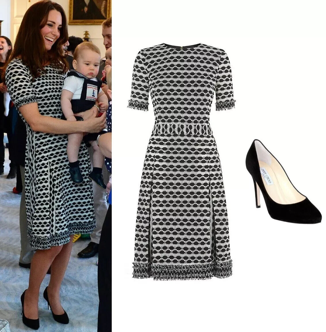 NIB JIMMY CHOO 37.5 7 1/2 Vikki Articolo Black Suede Heels ASO Princess ...