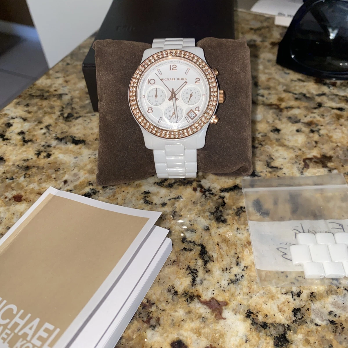 Michael Kors Watches White And Rose Gold