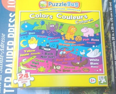 Puzzle Bug Learning Puzzles Animals & Colors 24 Piece Puzzles See ...