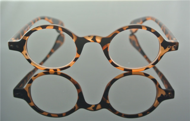 Vintage Small Round Eyeglass Frames Glasses Full Rim Spectacles Eyewear ...