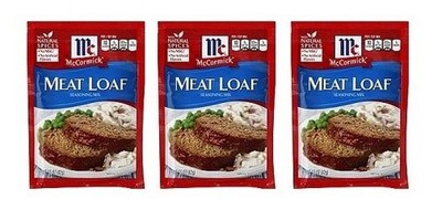 McCormick Meat Loaf Seasoning Mix 3 Packet Pack 52100095509| eBay