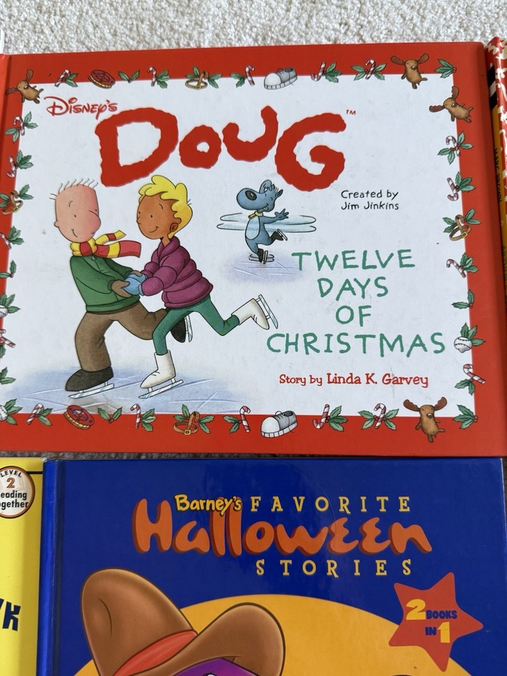 Cartoon Book Lot Arthur Barney Rugrats Doug Holiday and Collectables | eBay
