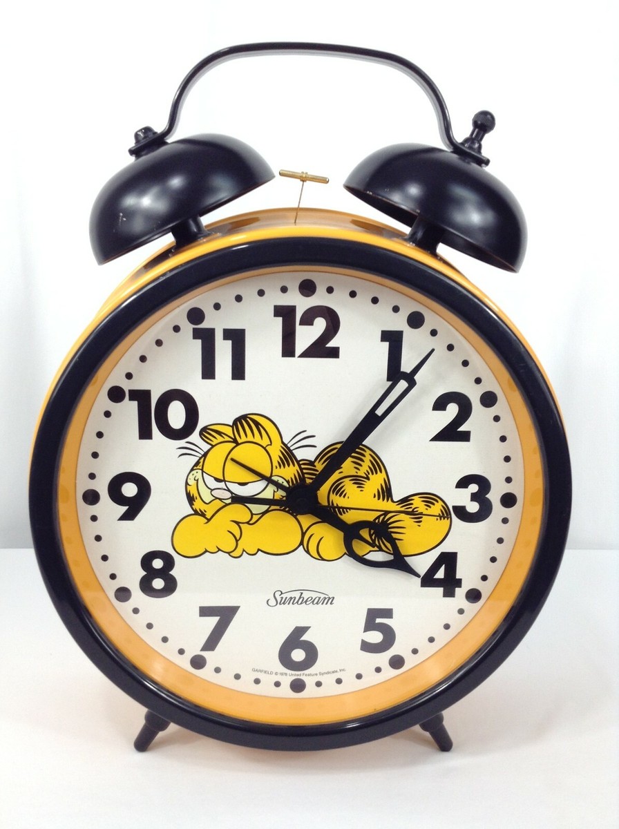 Garfield Alarm Clock Garfield ~ Official Quartz Alarm Clock By
