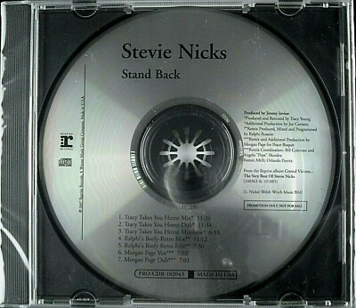 STEVIE NICKS "STAND BACK" 2007 HTF DJ PROMO CD 7 TRACKS TRACY / RALPHI ...