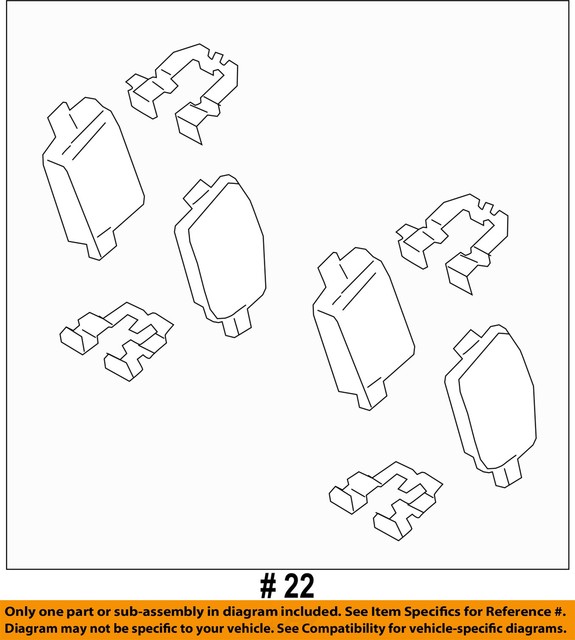 Genuine OEM Rear Disc Brake Pad Set for Hyundai 58302S1A30 for sale ...