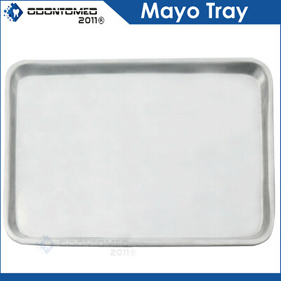 Mayo Tray 10.75" X 14.50" X .75" Surgical Instruments Non Perforated ...