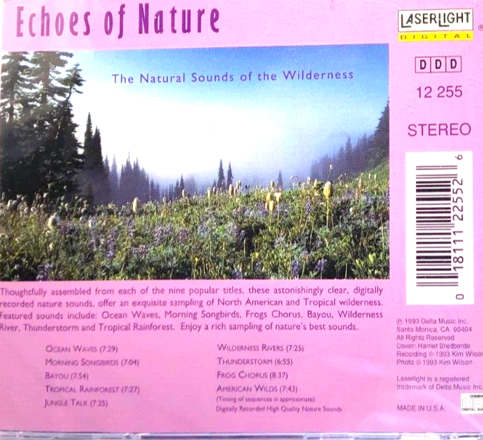 ECHOES 0F NATURE, SAMPLER, CD, BRAND NEW, LASERLIGHT, 1993 | eBay